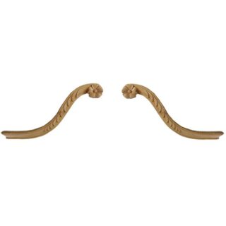Kingsize Swan Neck Pediment Rails - 491 - Wild Goose Carvings