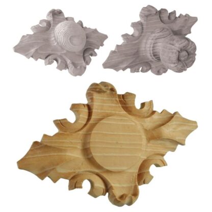 Architectural Square Classical Patera - 932 - Wild Goose Carvings